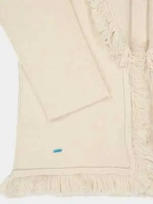 Alanui Cashmere-cotton Fringed Cardigan