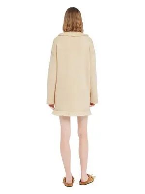 Alanui Cashmere-cotton Fringed Cardigan