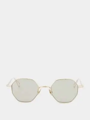 AHLEM Gaillon Octagon Sunglasses - Beige