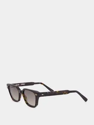 AHLEM Saint-georges Sunglasses In Dark Turtle And Rain Gradient