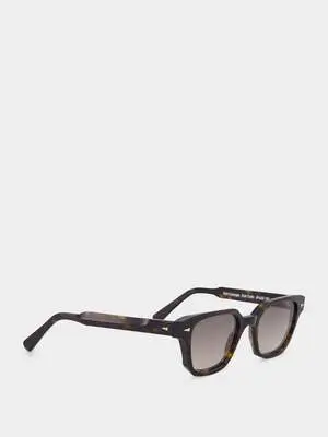 AHLEM Saint-georges Sunglasses In Dark Turtle And Rain Gradient - Brown