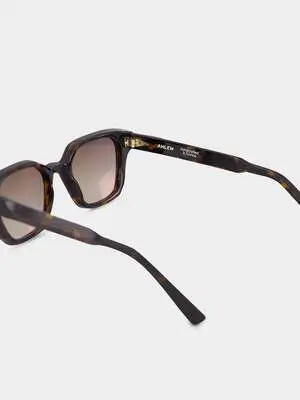 AHLEM Saint-georges Sunglasses In Dark Turtle And Rain Gradient - Brown