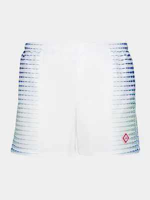 Casablanca Printed Swim Shorts - White