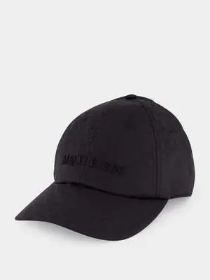 Alexander McQueen Skull Repeat Cap - Black