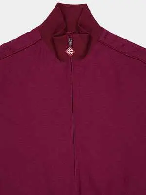 Casablanca Monogram Track Jacket - Burgundy