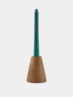 ORIGINAL HOME Dinner Medium Candle Holder Triangle - Brown