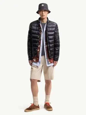 Moncler Selves Short Down Jacket - Blue