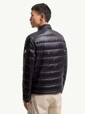 Moncler Selves Short Down Jacket - Blue