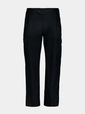 Alexander McQueen Cotton Gabardine Cargo Trousers