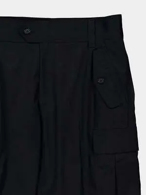 Alexander McQueen Cotton Gabardine Cargo Trousers