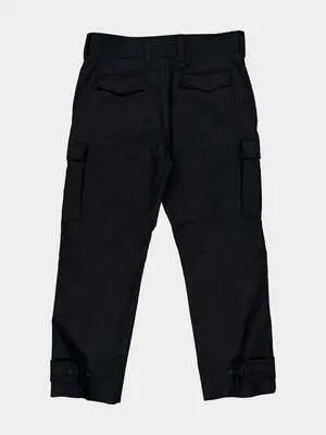 Alexander McQueen Cotton Gabardine Cargo Trousers