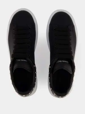 Alexander McQueen Oversized Leather Sneakers - Black