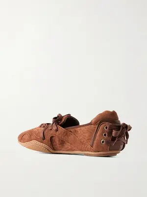 Acne Studios Bilaria Pigalle Suede Sneakers - Brown