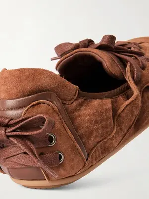 Acne Studios Bilaria Pigalle Suede Sneakers - Brown