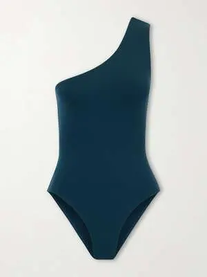 ERES Les Essentiels Effigie One-Shoulder Swimsuit Navy
