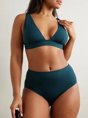 ERES Les Essentiels Chrome Triangle Bikini Top - Blue