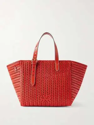 ANYA HINDMARCH Neeson Woven Tote - Red
