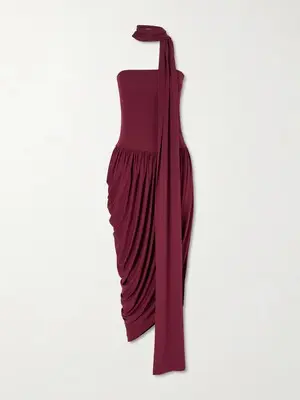 ESSE STUDIOS Solina Strapless Maxi Dress Purple