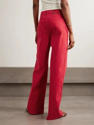 LA LIGNE Isadora High-rise Wide-leg Jeans