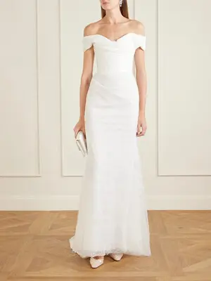 VIVIENNE WESTWOOD Nova Cora Lace And Satin Corset Gown