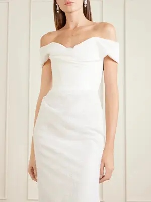 VIVIENNE WESTWOOD Nova Cora Lace And Satin Corset Gown