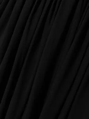 ESSE STUDIOS Solina Draped Maxi Skirt - Black