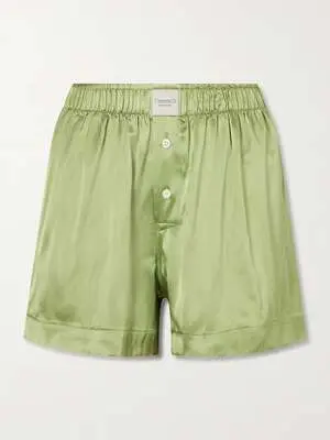 Comme Si Silk-charmeuse Shorts
