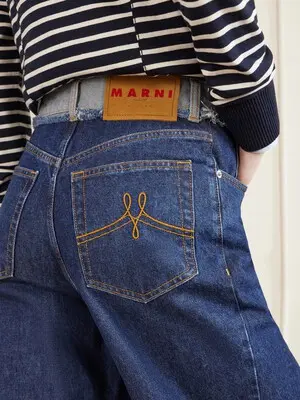 Marni High-rise Straight-leg Denim Jeans - Blue