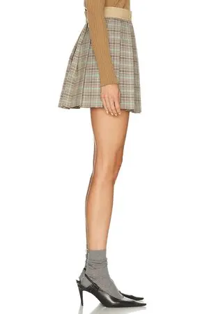 Moncler Plaid Skirt - Light Beige