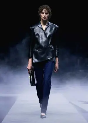 Khaite Palto Leather Jacket