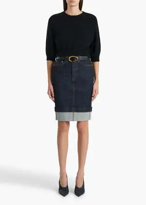 Khaite Lorelai Crewneck Pullover - Black