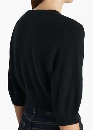 Khaite Lorelai Crewneck Pullover - Black