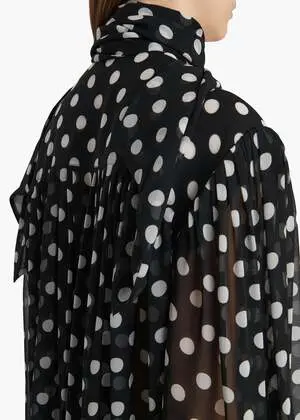 Khaite Vali Top - Medium Dot Black