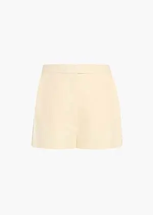 Khaite Blane Bermuda Short - Natural
