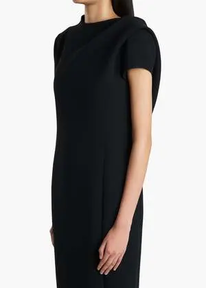 Khaite Iryl Open-back Dress - Black