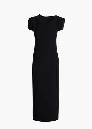 Khaite Iryl Open-back Dress - Black