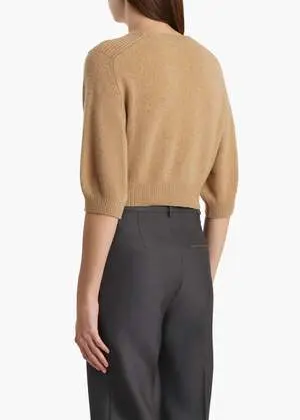 Khaite Lorelai Pullover - Camel