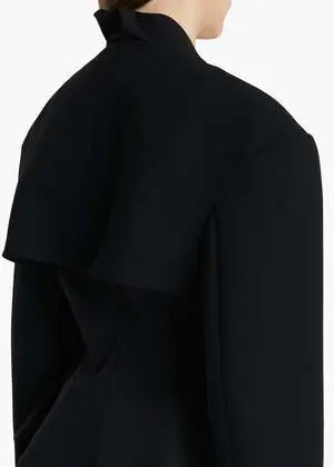 Khaite Fenla Crepe Cropped Jacket