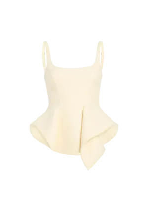 Khaite Loa Linen Top Natural
