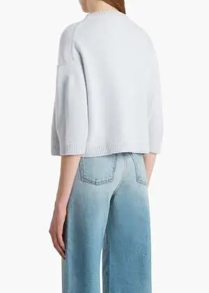 Khaite Sabina Pullover - Ice Blue