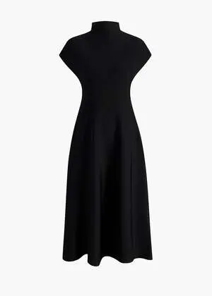 Khaite Lyra Knit Midi Dress - Black