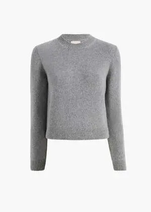 Khaite Leta Cashmere Sweater - Fog