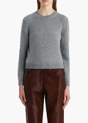 Khaite Leta Cashmere Sweater - Fog