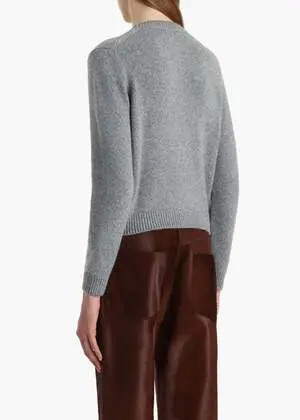 Khaite Leta Cashmere Sweater - Fog