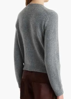 Khaite Leta Cashmere Sweater - Fog