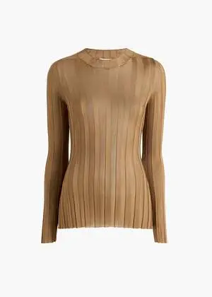 Khaite Knit Top - Carob