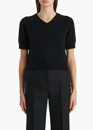 Khaite Jas Cashmere Pullover - Black