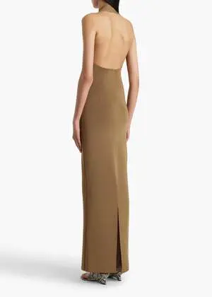 Khaite Mahi Knit Dress - Carob