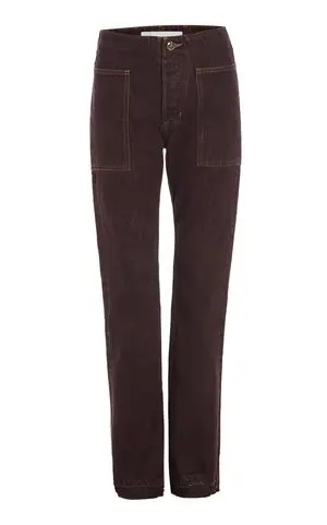 RÙADH The Bèbè Cotton Jeans - Brown