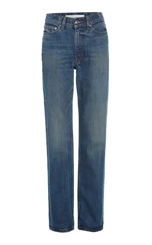 RÙADH The Cecile Cotton-blend Jeans - Medium Wash